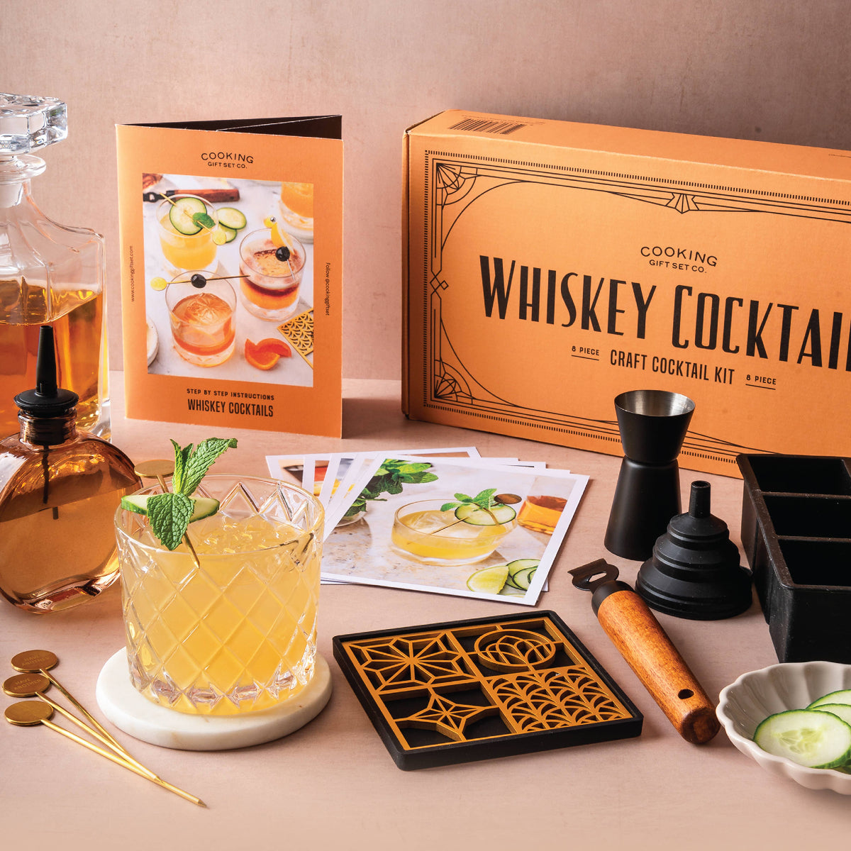 Whiskey Cocktail Kit Gift – Twirls + Twigs