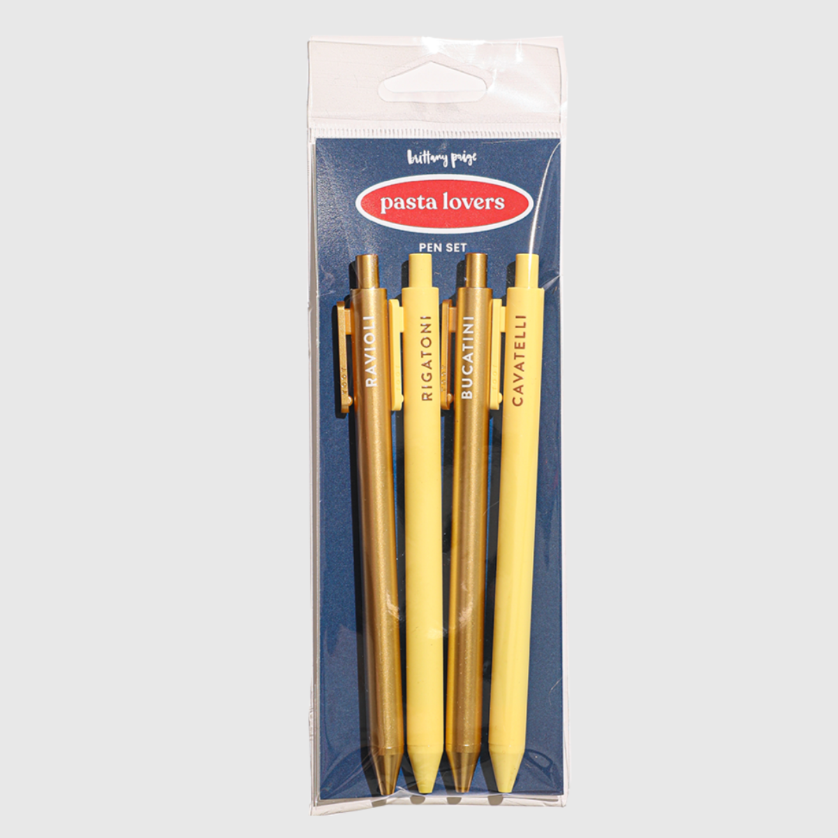 Pasta Lovers Pen Set – Quirky Gel Pens for Pasta Enthusiasts and Stati ...