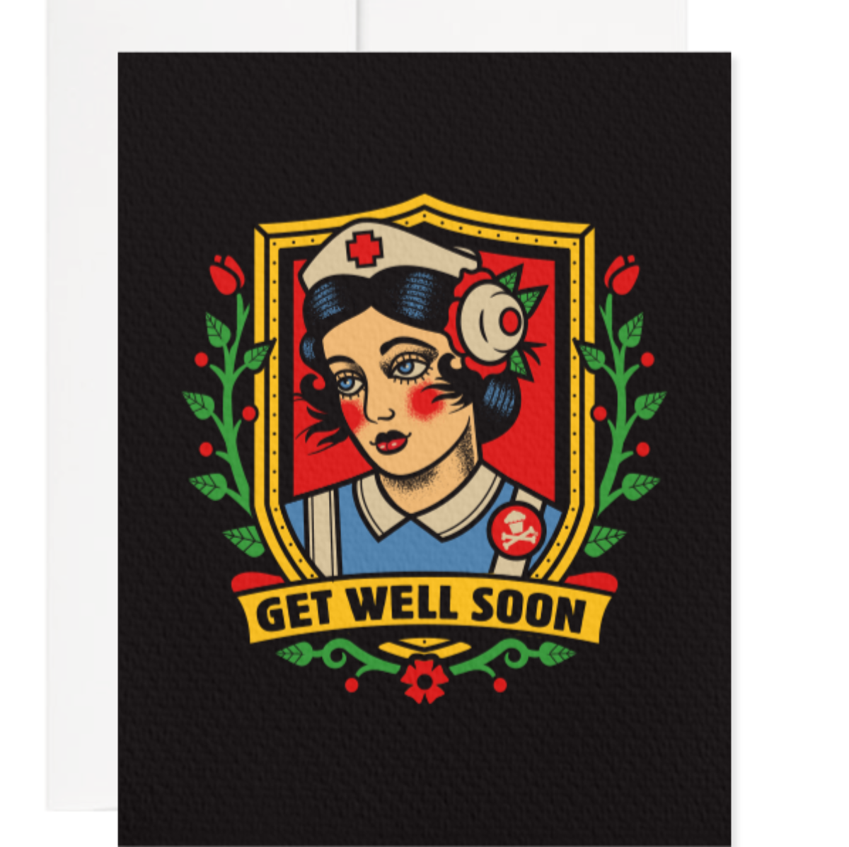 Get Well Nurse Greeting Card – Twirls + Twigs